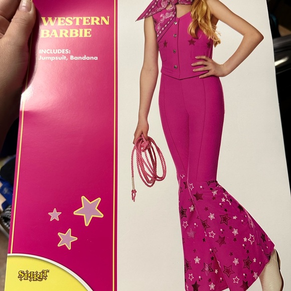 Barbie | Costumes | Barbie The Movie Western Barbie Youth Costume ...